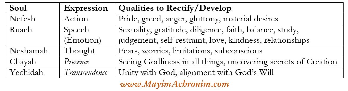 Stages of Spiritual Development | Mayim Achronim
